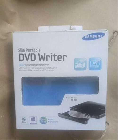 Привод dvd slim portable dvd writer se-208