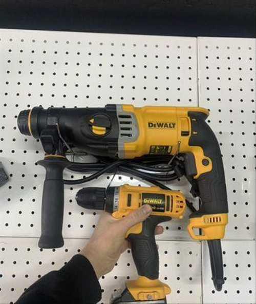 Шуруповерт Dewalt 14,4, Перфоратор Dewalt 900 ват