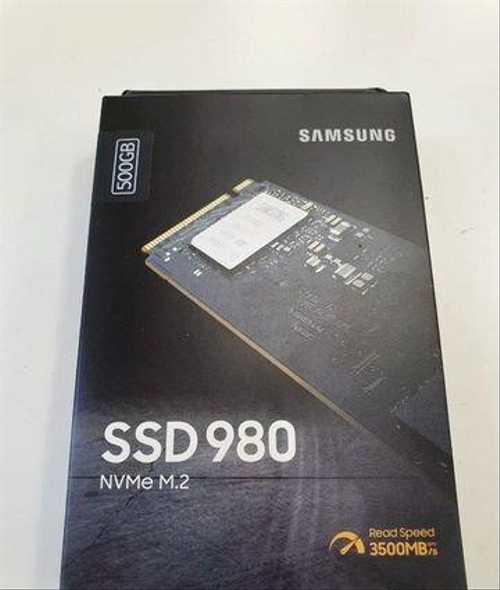SSD 500 гб Samsung 980 NVMe M.2 MZ-V8V500B/AM