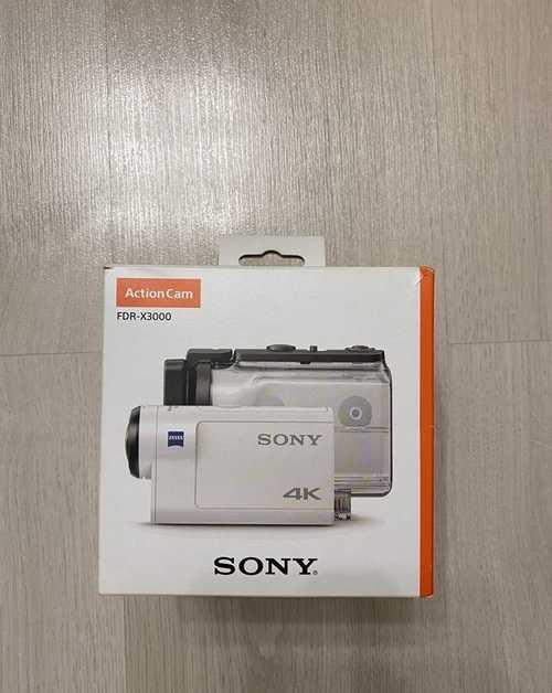 Sony FDR-X3000 4K с Wi-Fi и GPS видеокамера экшн
