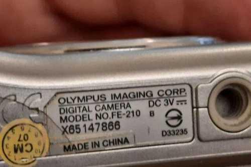 Цифровой фотоаппарат olympus FE- 210
