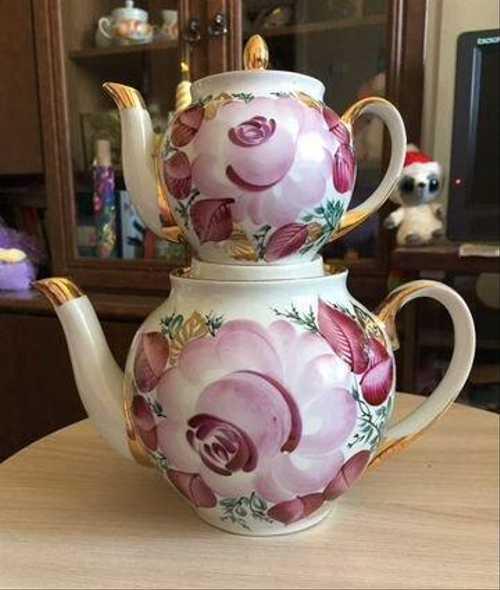 Чайники заварочные набор «Розы»