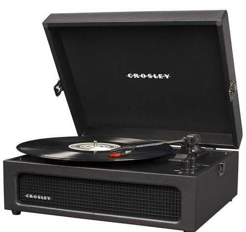 Виниловый проигрыватель crosley voyager black