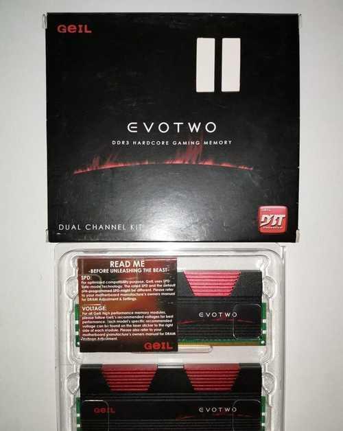 Geil gaming EVO TWO DDR3 4GB 2133 мгц