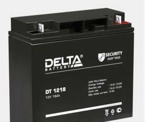 Аккумуляторная батарея Delta Battery DT 1218 18 Aч