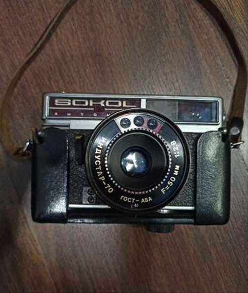 Плёночный фотоаппарат сокол автомат СССР