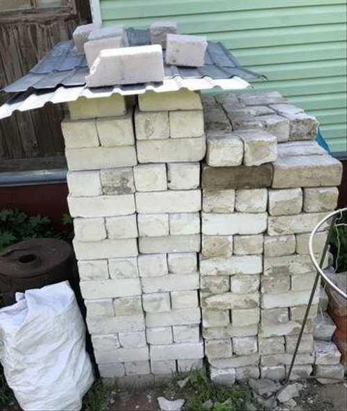 Кирпич белый силикатный бу