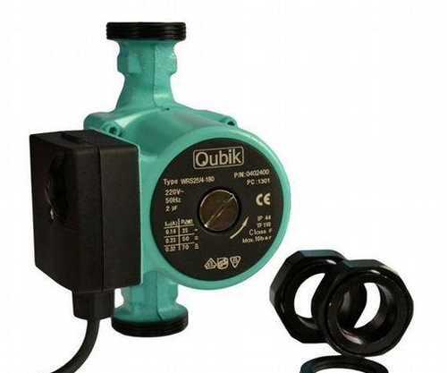 Насос циркуляционный Qubik WRS 25/4 -180мм + гайки