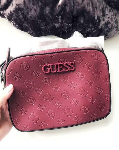 Сумка кроссбоди Guess Kamryn (новая, бордо)