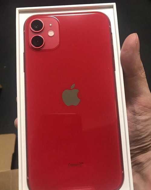 Телефон iPhone 11 red