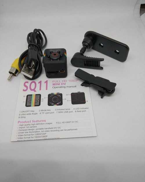 Мини видео-камера SQ11 Mini DV. Микро габариты