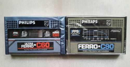 Аудио кассеты Philips, Hitachi, Toshiba новые