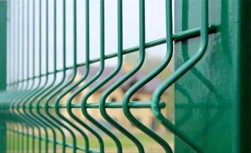 Сетчатый 3Д забор (зеленый)