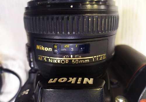 Объектив nikon 50 мм 1,4