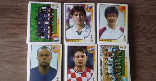 Наклейки Panini Чемпионат Мира 2002 Всего 288 штук