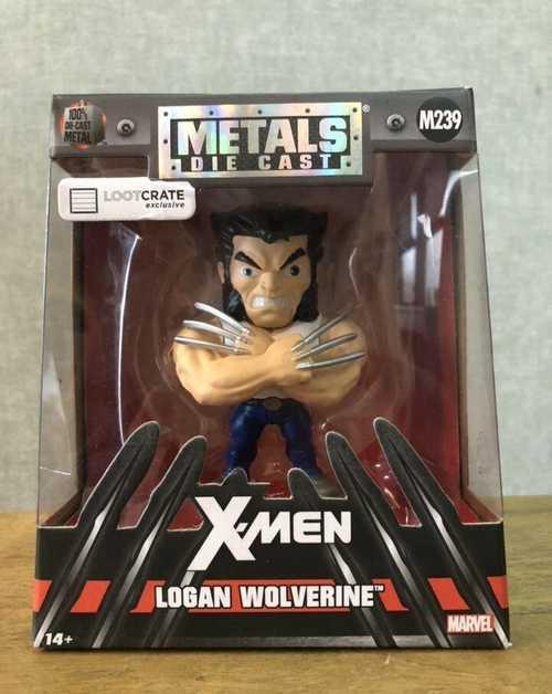 Фигурка X-Men Logan Wolverine (Metal Die Cast)