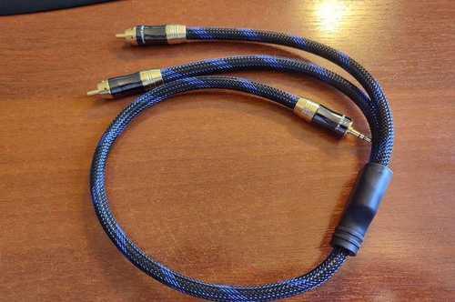 Аудиокабель 3.5 мм - 2 RCA