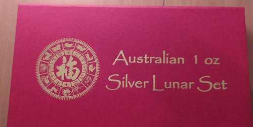 Австралия. 1 доллар. Набор лунный календарь