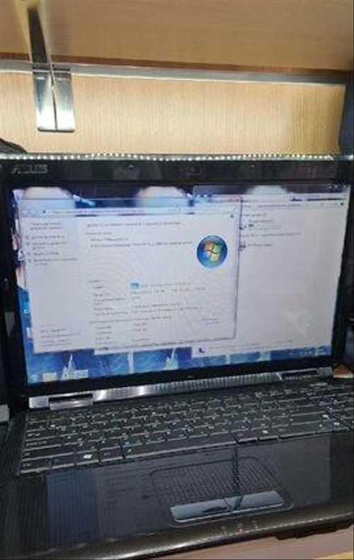 Ноутбук Asus K50 Dual-Core CPU T4300 2.10GHz