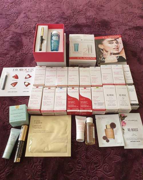 Пробники и миниатюры Clarins, Estee Lauder, Lancom