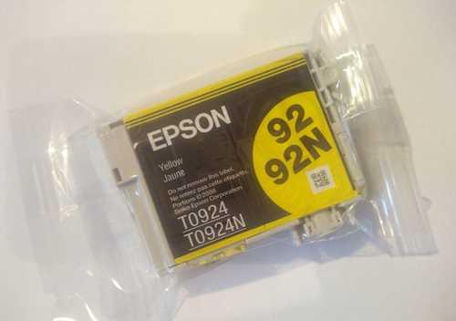 Картридж Epson T0924 желтый