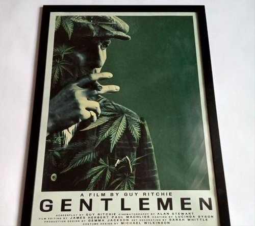 Постер плакат The Gentlemen в раме 50х70см