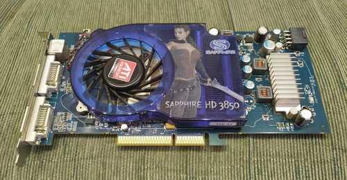 Видеокарта AGP Sapphire Radeon HD 3850 512 мб