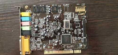 Sound Blaster PCI Audio Live звуковая карта