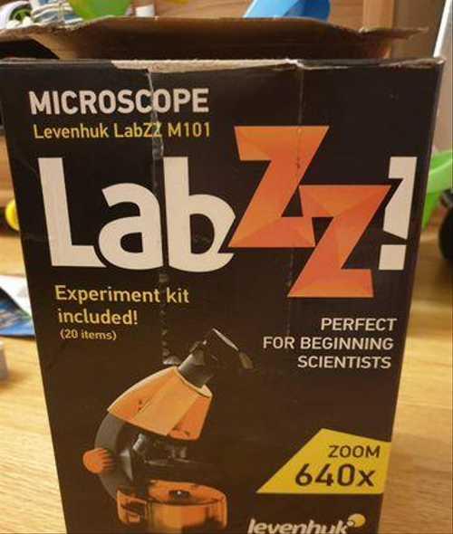 Микроскоп "Labzz levenhuk Zoom&Joy" zoom 640x