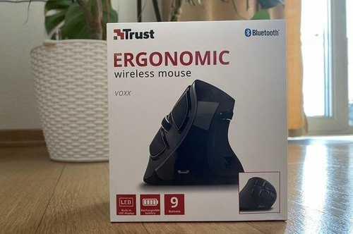 Беспроводная мышь Trust ergonomic wireless mouse V