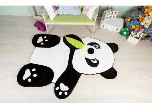 Новый Детский меховой коврик Панда 200х150х2,5 см