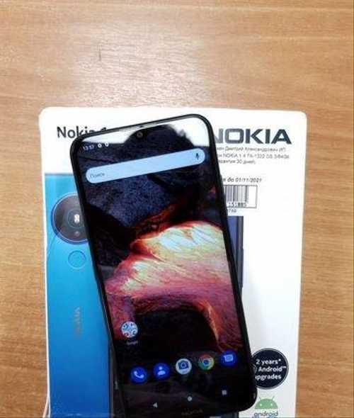 Nokia 1.4 TA-1322 DS 3/64Gb Purple. Гарантия