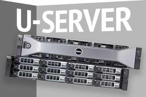 Сервер Dell R720XD 12LFF 2х2620v2 16Gb H710p 2x110