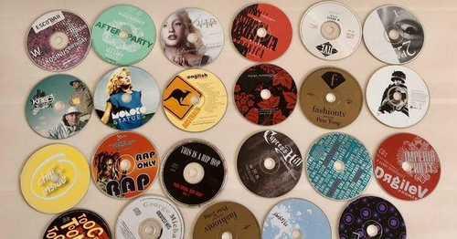 Коллекция CD дисков из ночных клубов