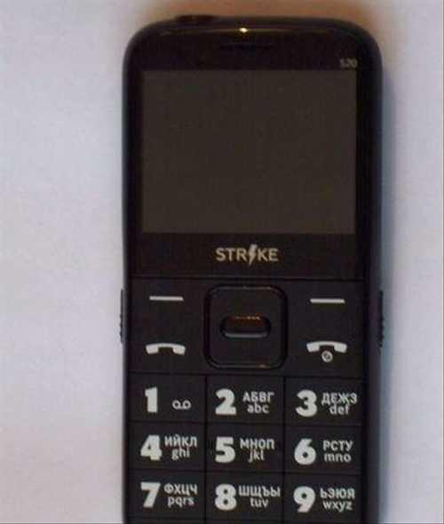 Телефон BQ Strike S20 черный 32 Гб