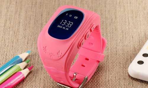 Smart baby watch Wonlex Q50 детские часы Розовые