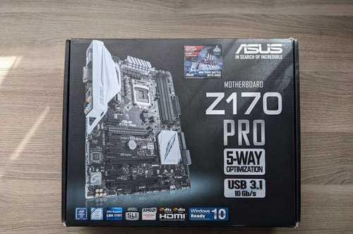 Asus z170 pro + Core i7-6700K