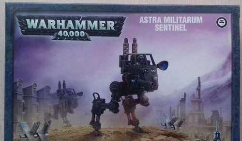 Миниатюра Warhammer 40k. Astra Militarum Sentinel