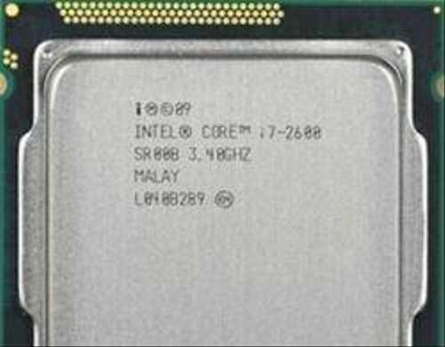 Мощный процессор Intel Core i7-2600, 8 потоков