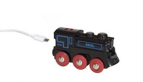 Brio паровоз с mini USB кабелем 33599