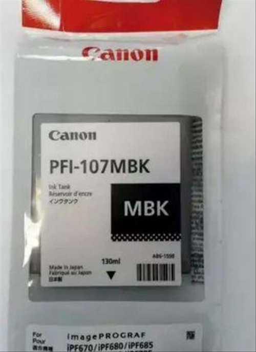 Canon pfi 107mbk