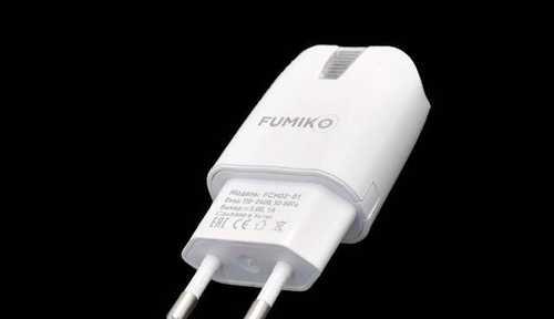 Зарядное устройство Fumiko CH02 1USB, 1A, белое