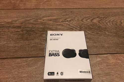 Наушники TWS Sony WF-XB700 черный 100 оригинал нов