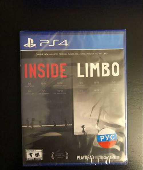 Игра Limbo + Inside- double pack ps4