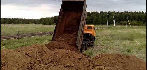 Привезу грунт котлованный на участок бесплатно