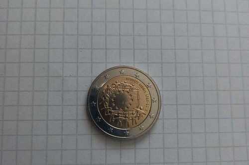 2 евро юбилейные unc