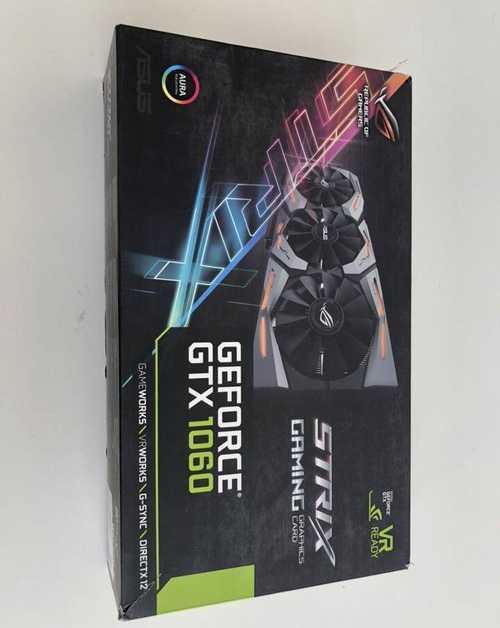 Видеокарта GeForce GTX 1060 6GB Asus Rog Strix