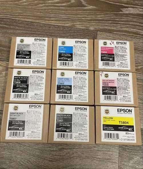 Картриджи для принтера epson 3800/3880