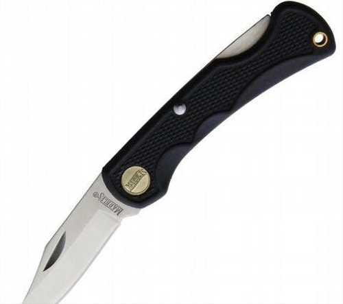 Нож складной Marbles Small Lockback, Black Handle