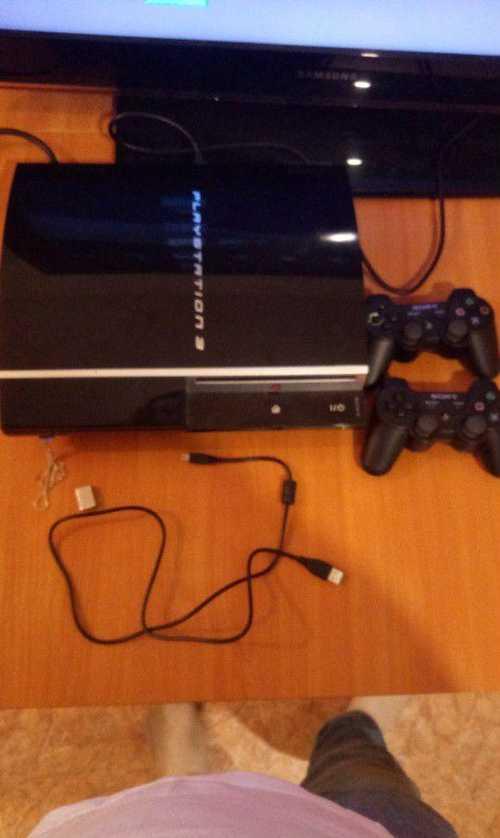 Sony PS3+2 джостика+hdim+игры